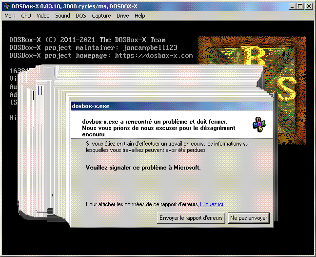 Crash with DOSBox-X x64 in Windows XP x64 · Issue #2235 ...