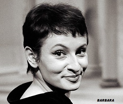 BARBARA. MONIQUE SERF. CHANTEUSE D'ORIGINE JUIVE.