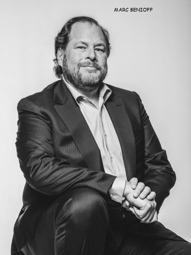 MARC BENIOFF. PATRON DE LA SILICON VALLEY. USA.
