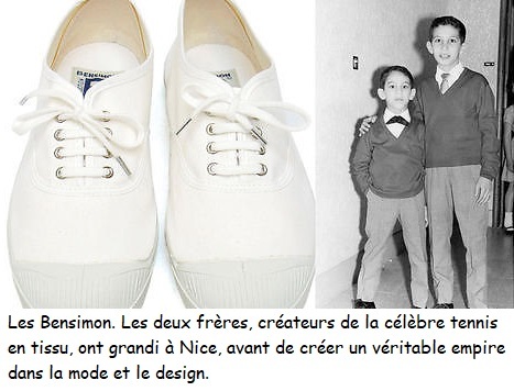 SERGE ET YVES BENSIMON. CREATEURS DE LA MARQUE BENSIMON.