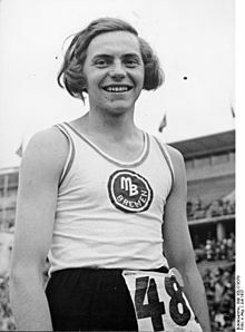 GRETL BERGMANN. ATHLETE SAUT EN HAUTEUR. JUIVE ALLEMANGE.