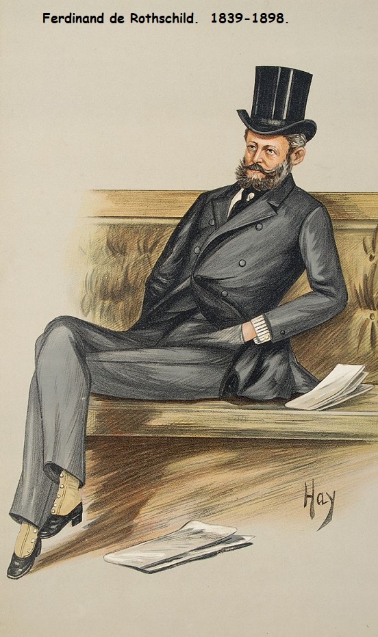 FERDINAND JAMES ANSELM DE ROTHSCHILD. 1839-1898