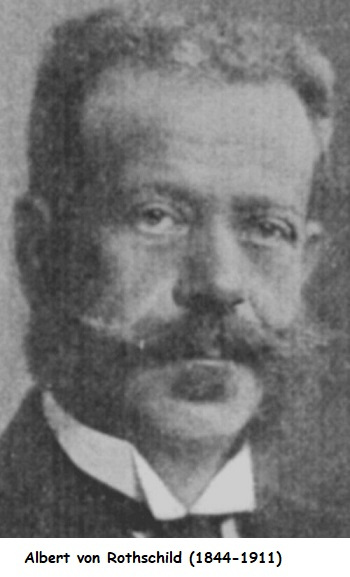 ALBERT SALOMON ANSELM FREIHERR VON ROTHSCHILD.1844-1911.