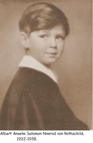ALBERT ANSELM SALOMON NIMROD VON ROTHSCHILD.1878-1942.