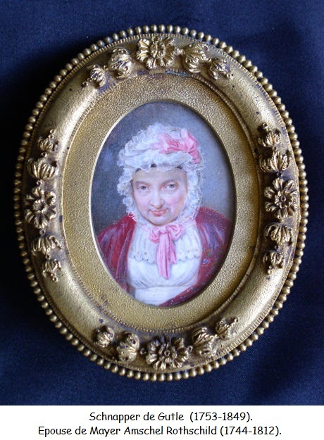 GUTLE SCHNAPPER-Mme MAYER AMSCHEL ROTHSCHILD.1753-1849.