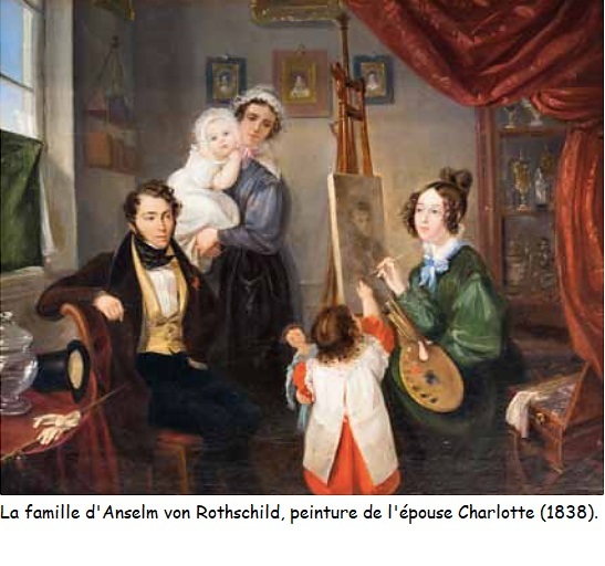 CHARLOTTE, BARONNE ANSELM VON ROTHSCHILD. 1807-1859.