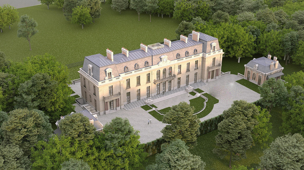 DEMEURES DES ROTHSCHILD. CHÂTEAU ROTHSCHILD A BOULOGNE.