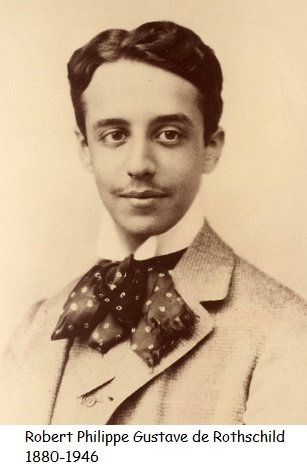 LE BARON ROBERT DE ROTHSCHILD. BANQUIER. 1880-1946.