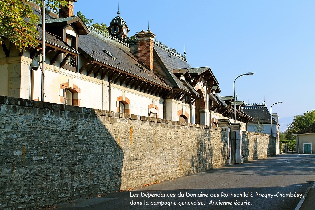 DEMEURES DES ROTHSCHILD. LE CHATEAU DE PREGNY (SUISSE).