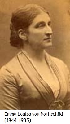 Emma Louisa von Rothschild. 1844-1935.