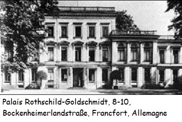 DEMEURES ROTHSCHILD.Palais Rothschild-Goldschmidt.Francfort