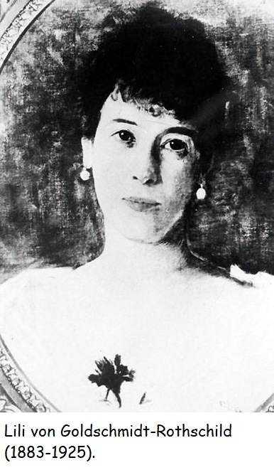 Lili von Goldschmidt-Rothschild (1883-1925).