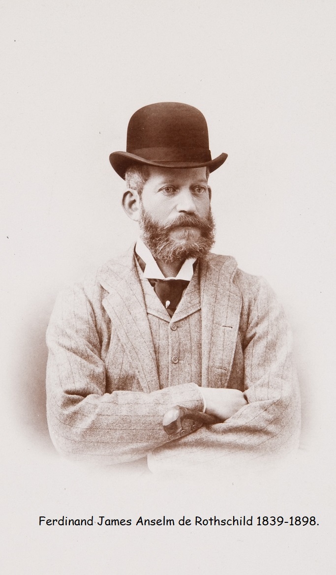 FERDINAND JAMES ANSELM DE ROTHSCHILD. 1839-1898