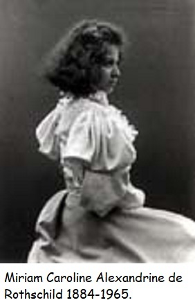 Miriam Caroline Alexandrine de Rothschild 1884-1965.