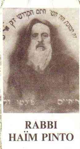 LES SAINTS JUIFS DU MAROC.HAÏM PINTO.