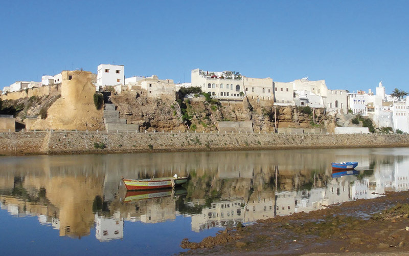 VILLE DE AZEMMOUR AU MAROC.