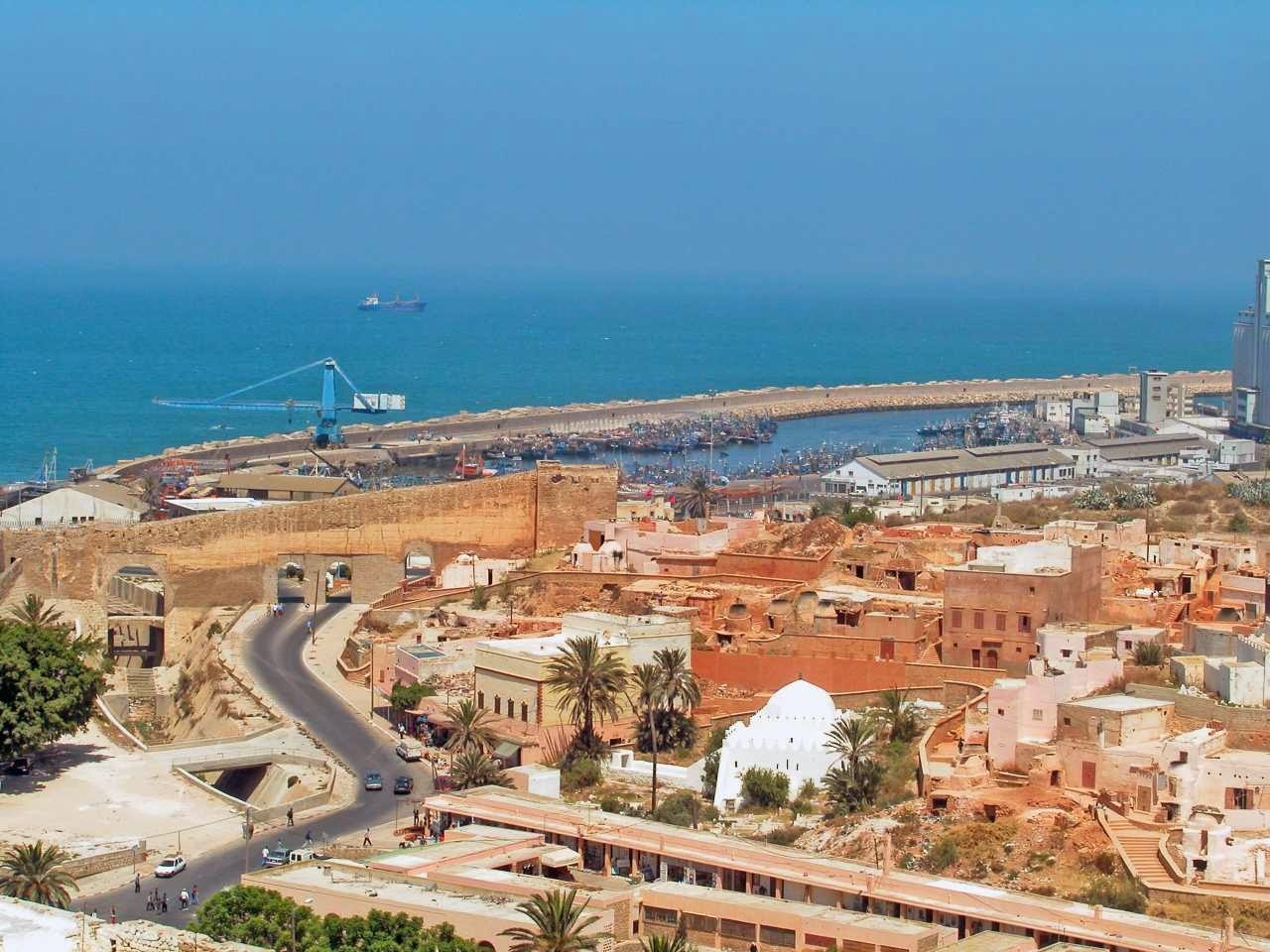 VILLE DE SAFI AU MAROC.