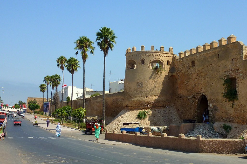 VILLE D'AZEMMOUR. MAROC.