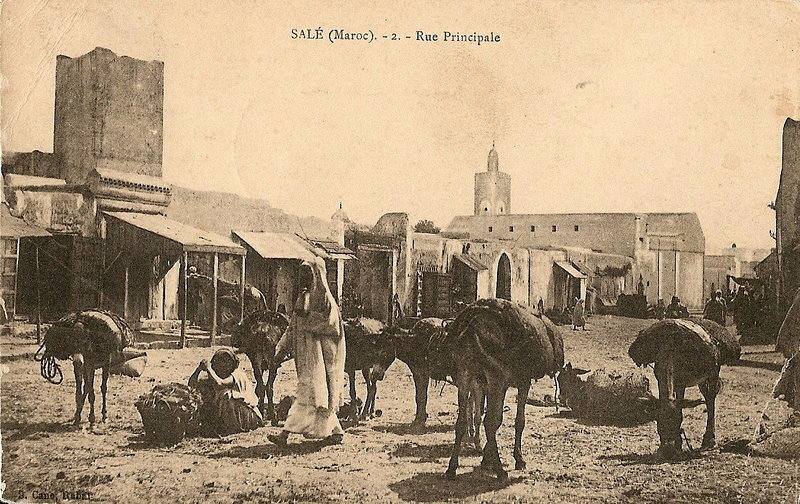 PHOTOS D'AUTREFOIS DE LA VILLE DE SALE. MAROC.