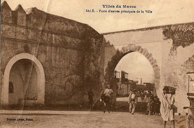 PHOTOS D'AUTREFOIS DE LA VILLE DE SALE. MAROC.