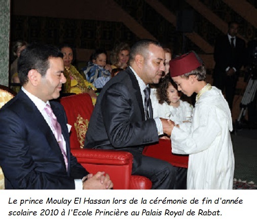 LE PRINCE HERITIER MOULAY EL HASSAN DU MAROC.