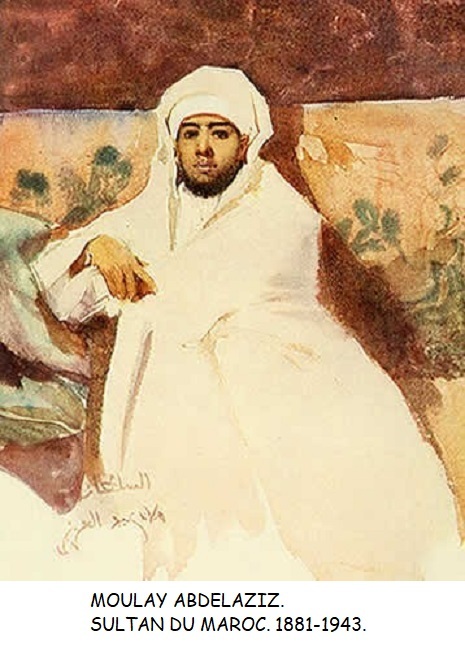 MOULAY ABDELAZIZ SULTAN DU MAROC. 1881-1943.