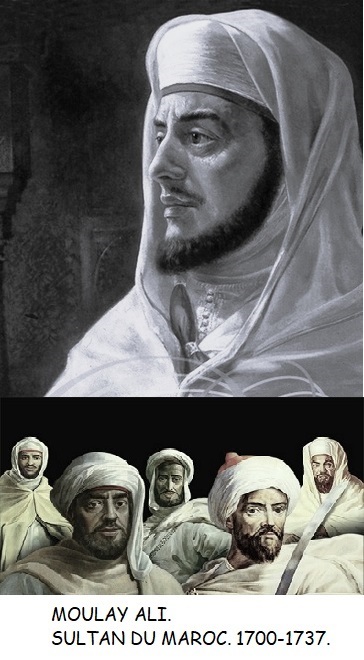 MOULAY ALI SULTAN DU MAROC. 1700-1737.