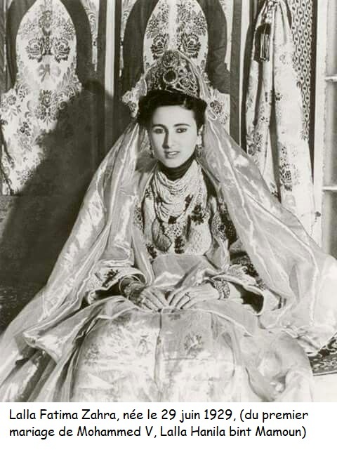 LALLA HANILA BINT MAMOUN. 1ère EPOUSE DE MOHAMMED V.