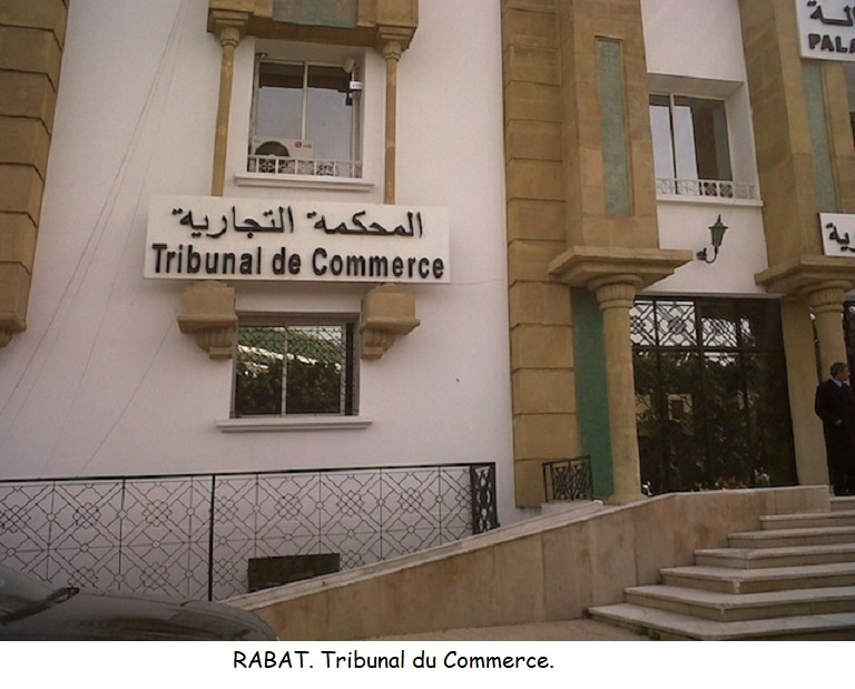 RABAT. LE TRIBUNAL DU COMMERCE.