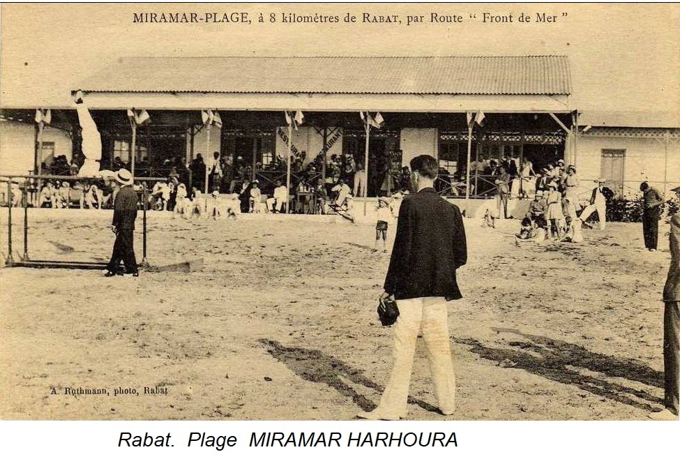 HARHOURA (RABAT) ET SA PLAGE.