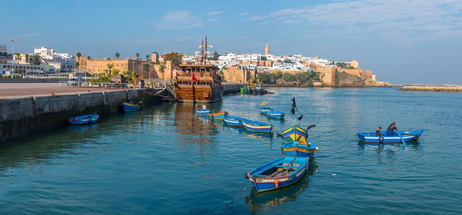 LE BOU-REGREG. RABAT. MAROC.