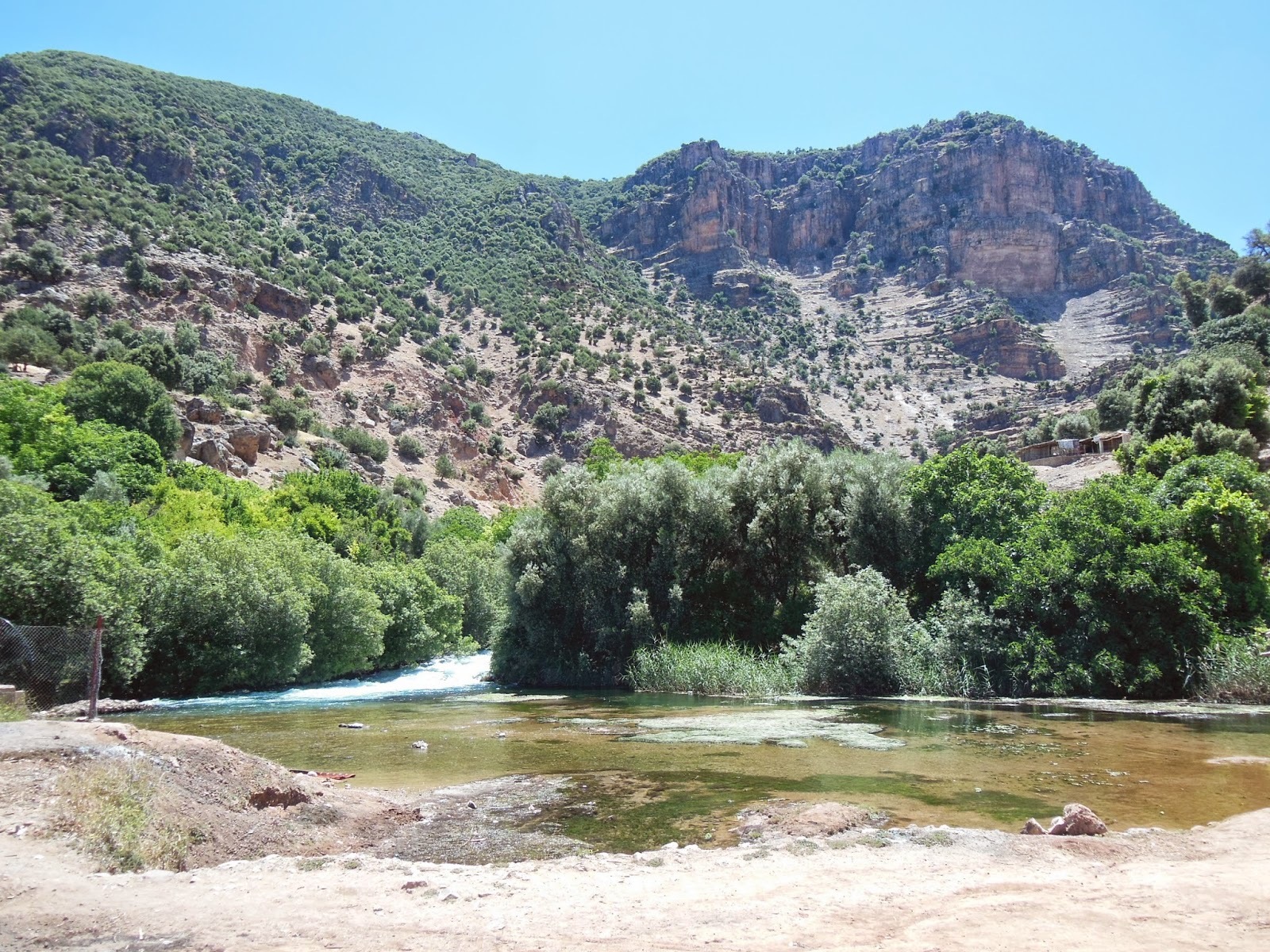 LE FLEUVE OUM ER BIA. MAROC.