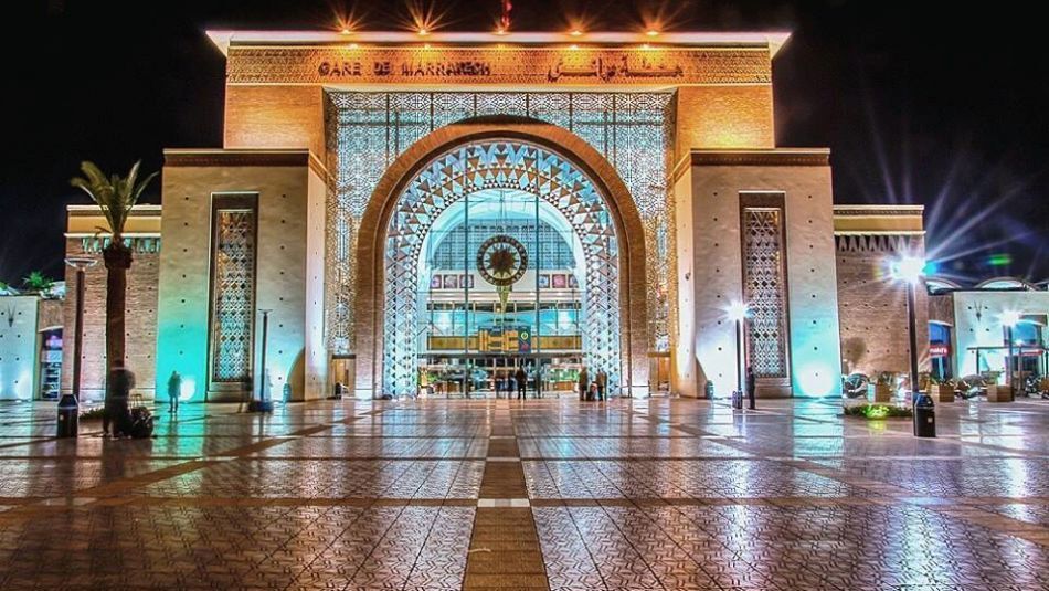 les trains les gares au maroc