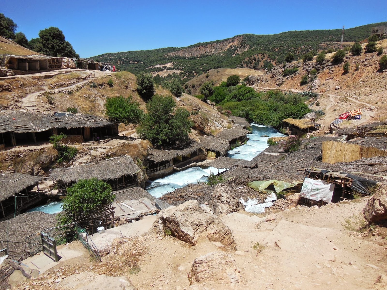 LE FLEUVE OUM ER BIA. MAROC.
