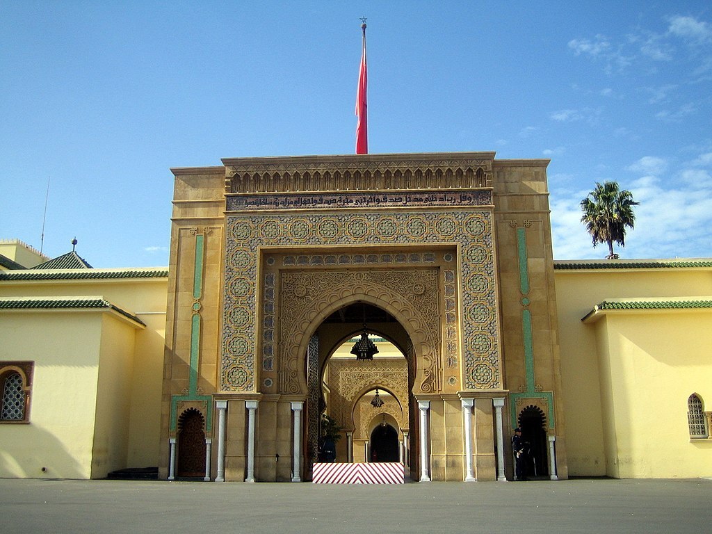 RABAT. LE PALAIS ROYAL ET BAB SOUFOURA.