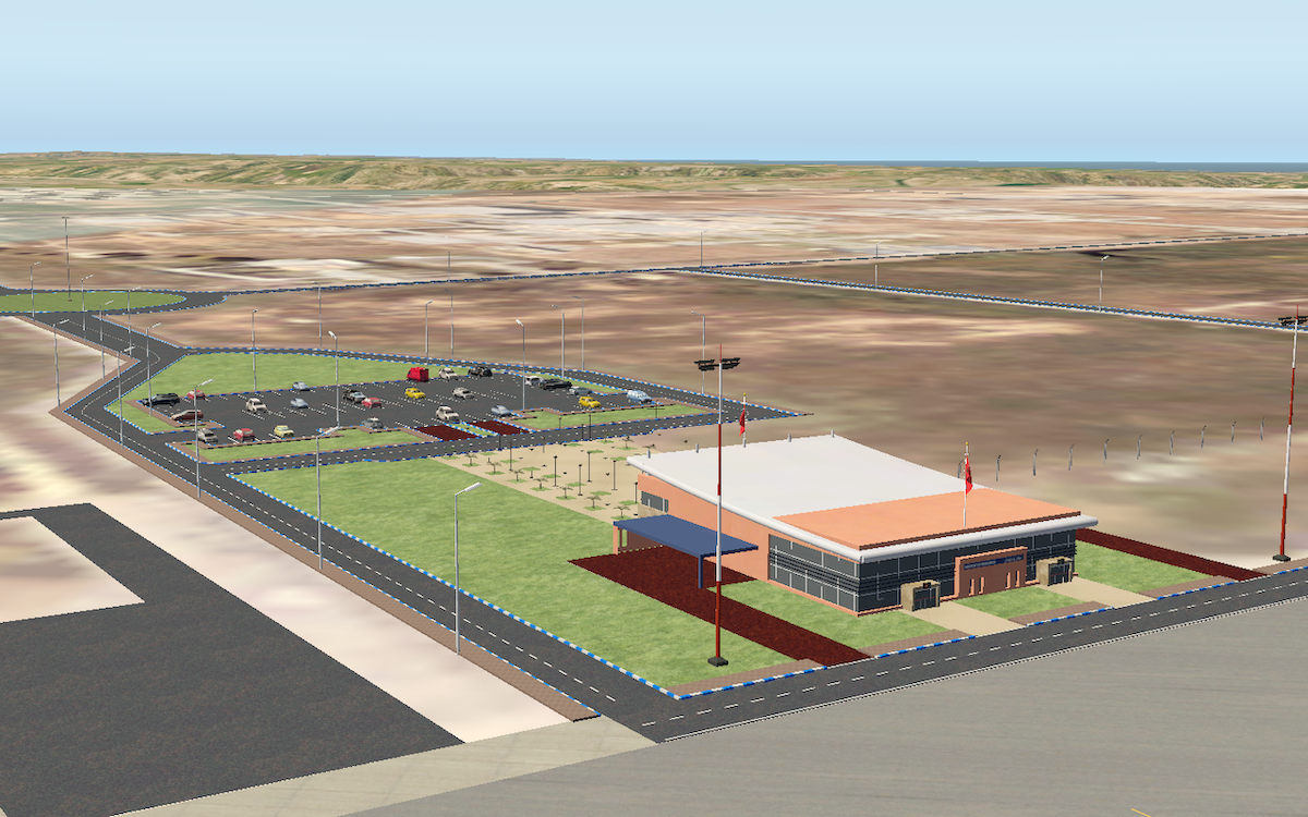 AEROPORT DE BENSLIMANE. MAROC.