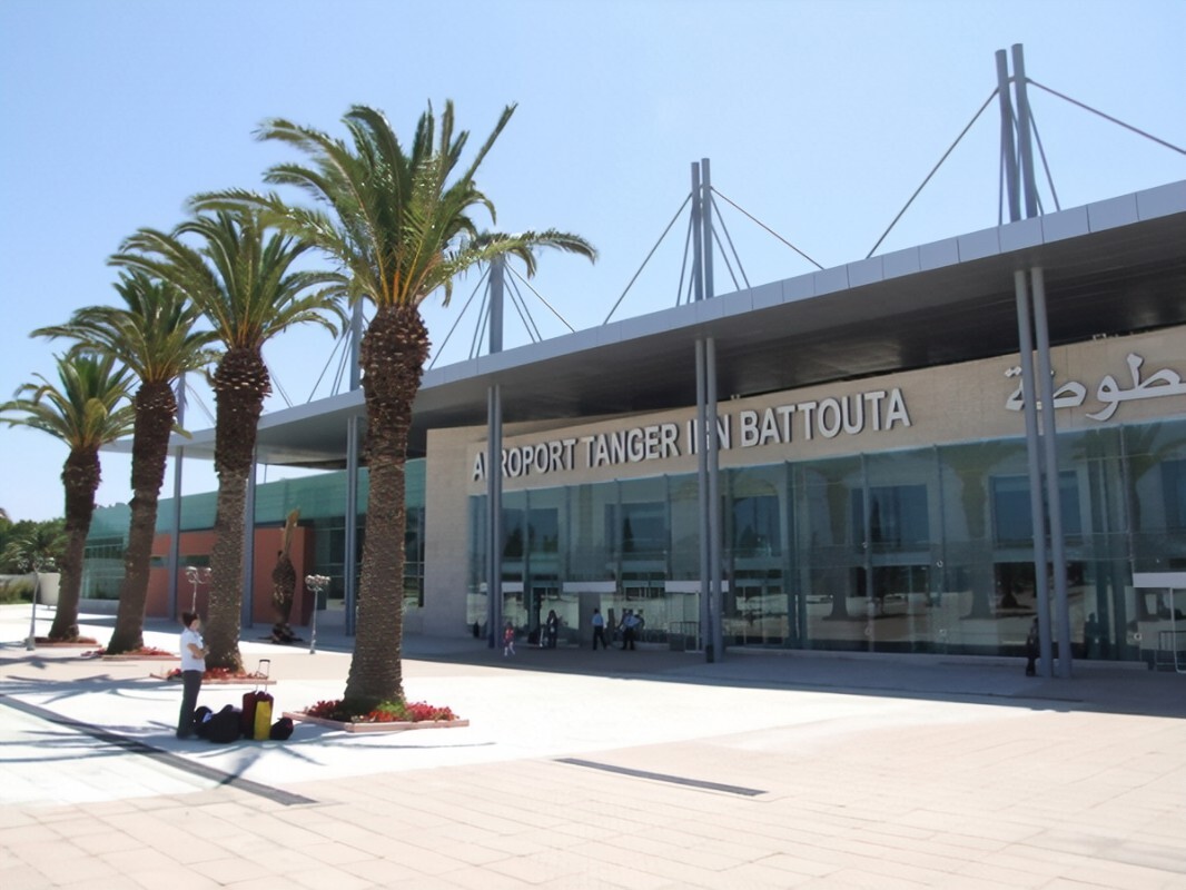 L’AÉROPORT DE TANGER IBN BATTOUTA. MAROC.