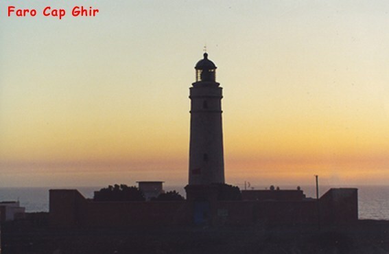 LE PHARE DU CAP GHIR A AGADIR. MAROC.