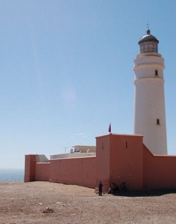 LE PHARE DU CAP GHIR A AGADIR. MAROC.