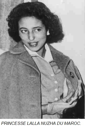 LA PRINCESSE LALLA NUZHA DU MAROC.