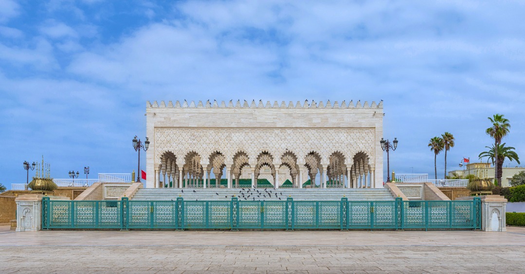 LE MAUSOLEE MOHAMMED V A RABAT MAROC.