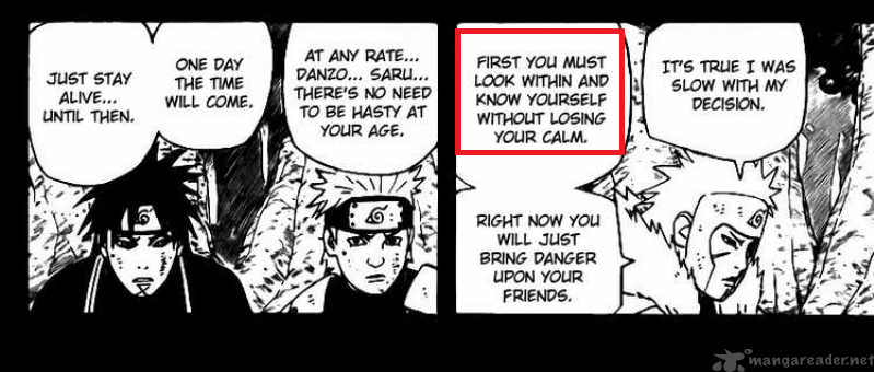 How do you all understand this scene? To me, Danzo focused too much on ...