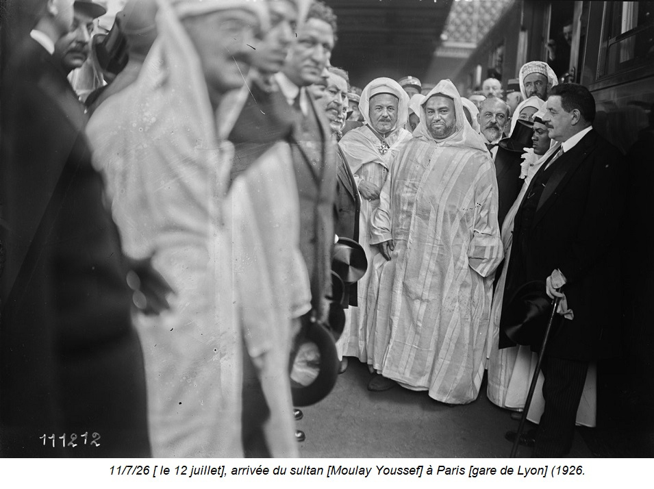 PHOTOS DE 1926 MOULAY YOUSSEF. SULTAN DU MAROC.1882-1927.