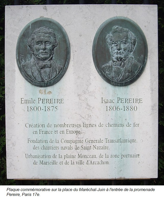 LES FRERES PEREIRE. EMILE ET ISAAC. HOMMES D'AFFAIRES.