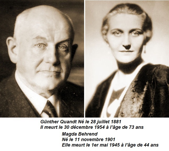 HARALD QUANDT. FILS DE MAGDA GOEBBELS.