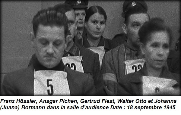 GERTRUDE FEIST. GARDIENNE SS CRIMINELLE NAZIE.