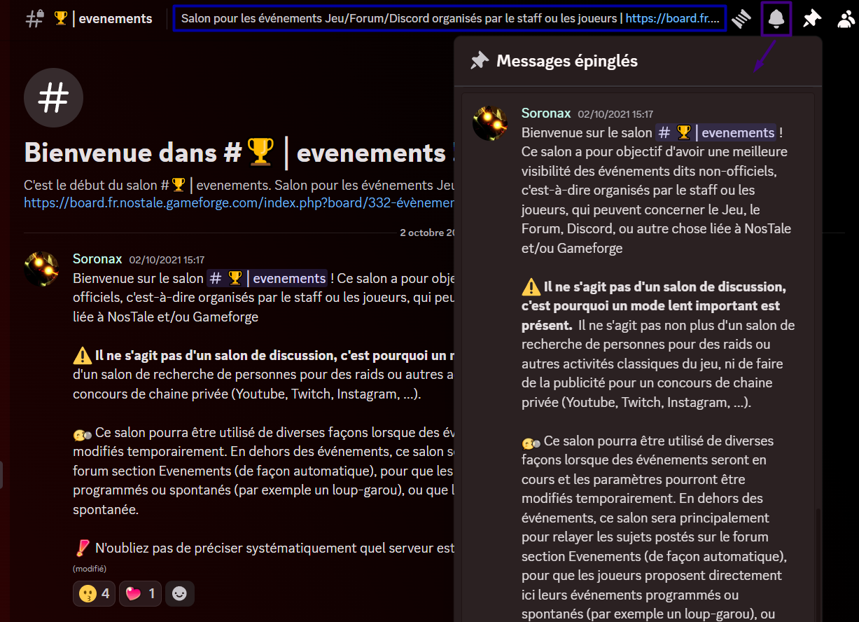 Le Discord officiel de Nostale : règles d'usage, de sécurité et du ...